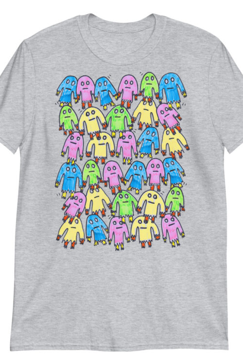 Multicolor Ghosts T-Shirt - Tata Christiane