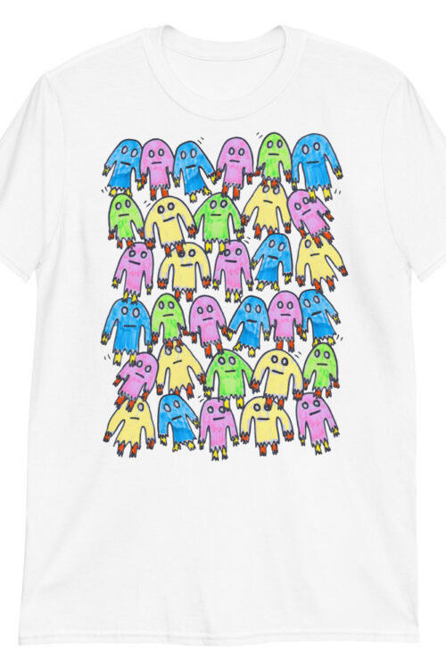 Multicolor Ghosts T-Shirt - Tata Christiane